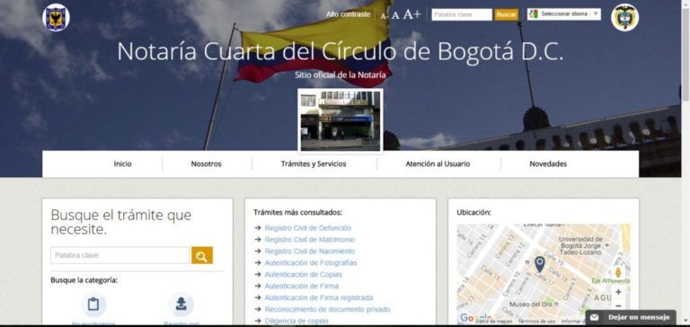 NOTARIA CUARTA DE BOGOTA - NOTARIA VIRTUAL